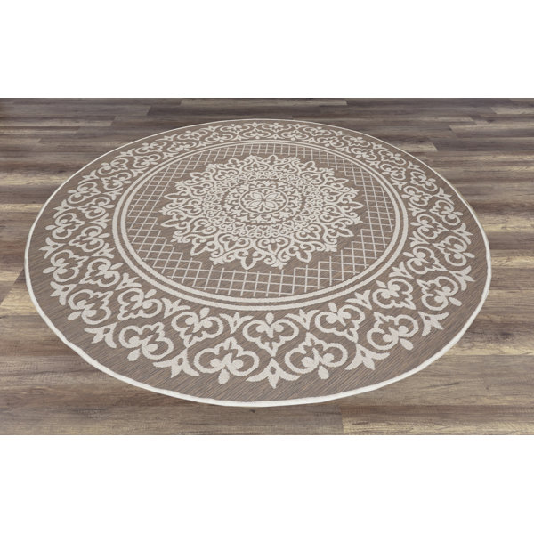 Bungalow Rose Michael Machine Woven / Power Loomed Brown/Beige Indoor ...