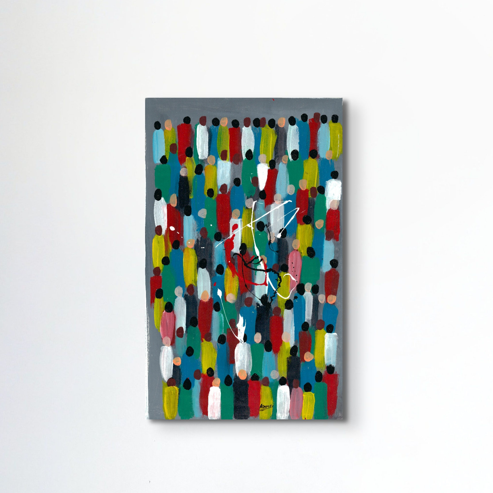 Red Barrel Studio® Different Colours, One People On Paper Print | Wayfair