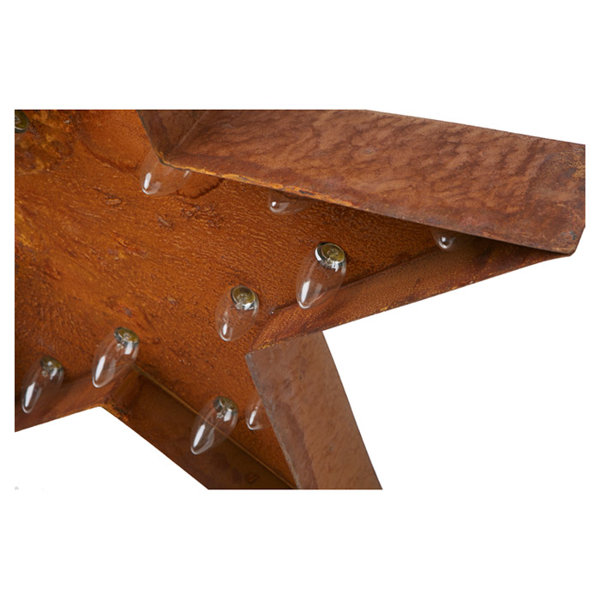 Williston Forge Star Steel Marquee Sign Wall Décor & Reviews | Wayfair