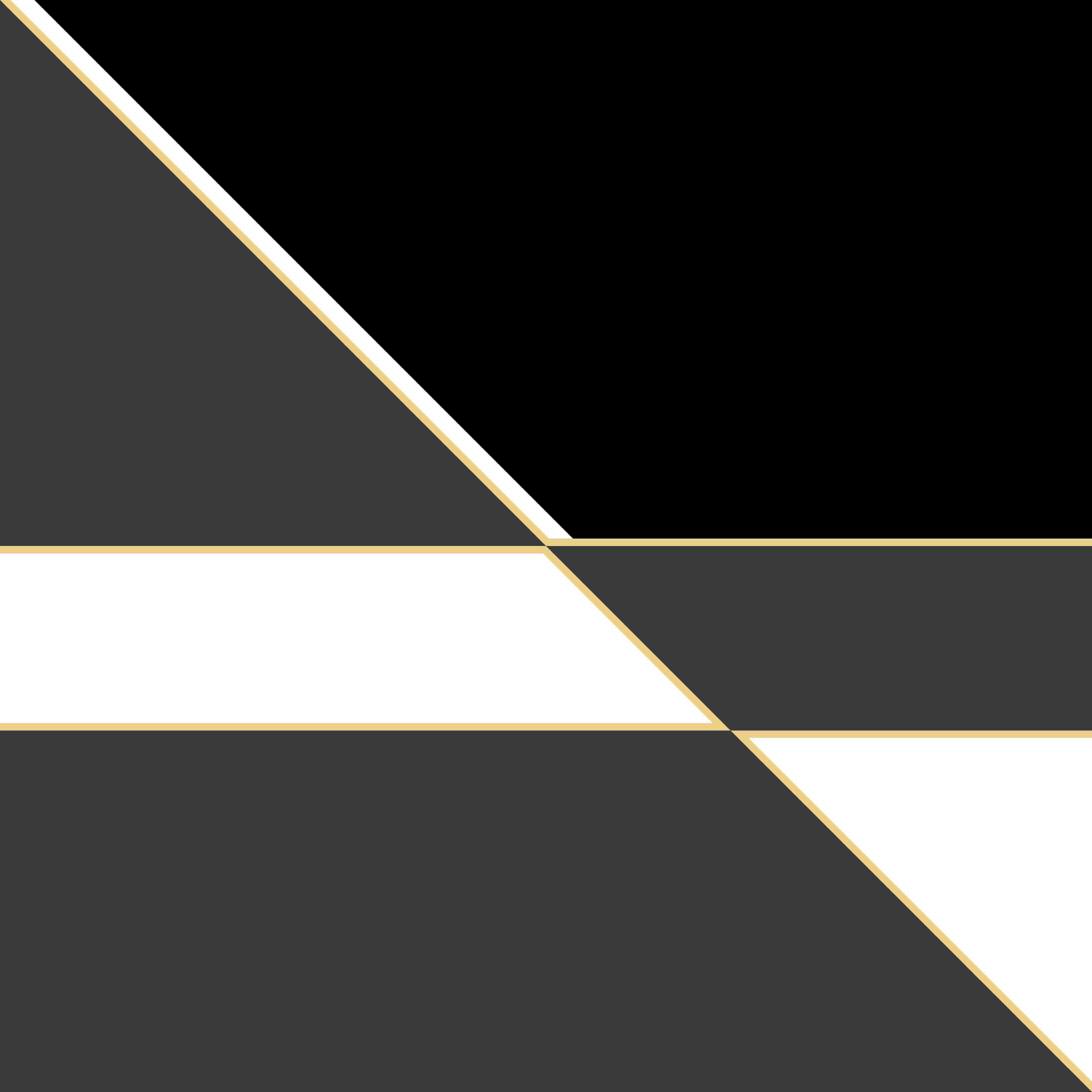 Mercer41 Black And White With Gold Color Blocking - Wrapped Canvas ...