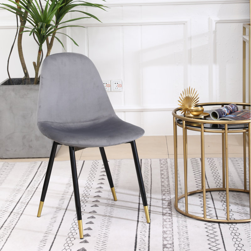 Everly Quinn Cochrane Solid Back Side Chair & Reviews | Wayfair