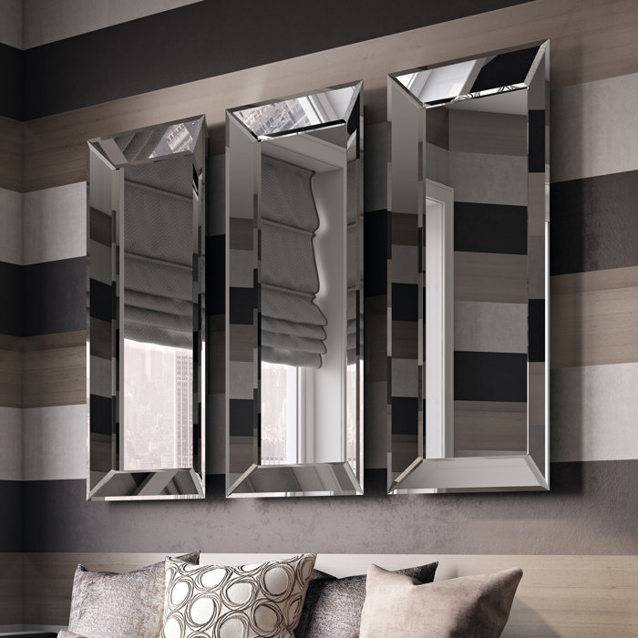 House of Hampton® Daesha Rectangle Glass Wall Mirror & Reviews | Wayfair