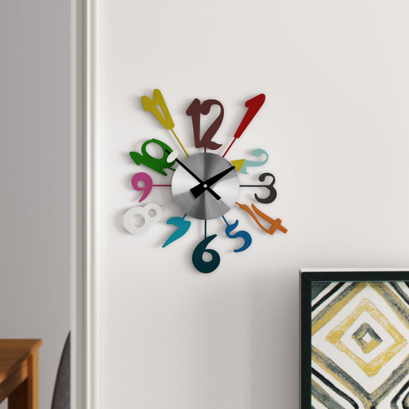 All Home Metal Wall Clock & Reviews | Wayfair.co.uk