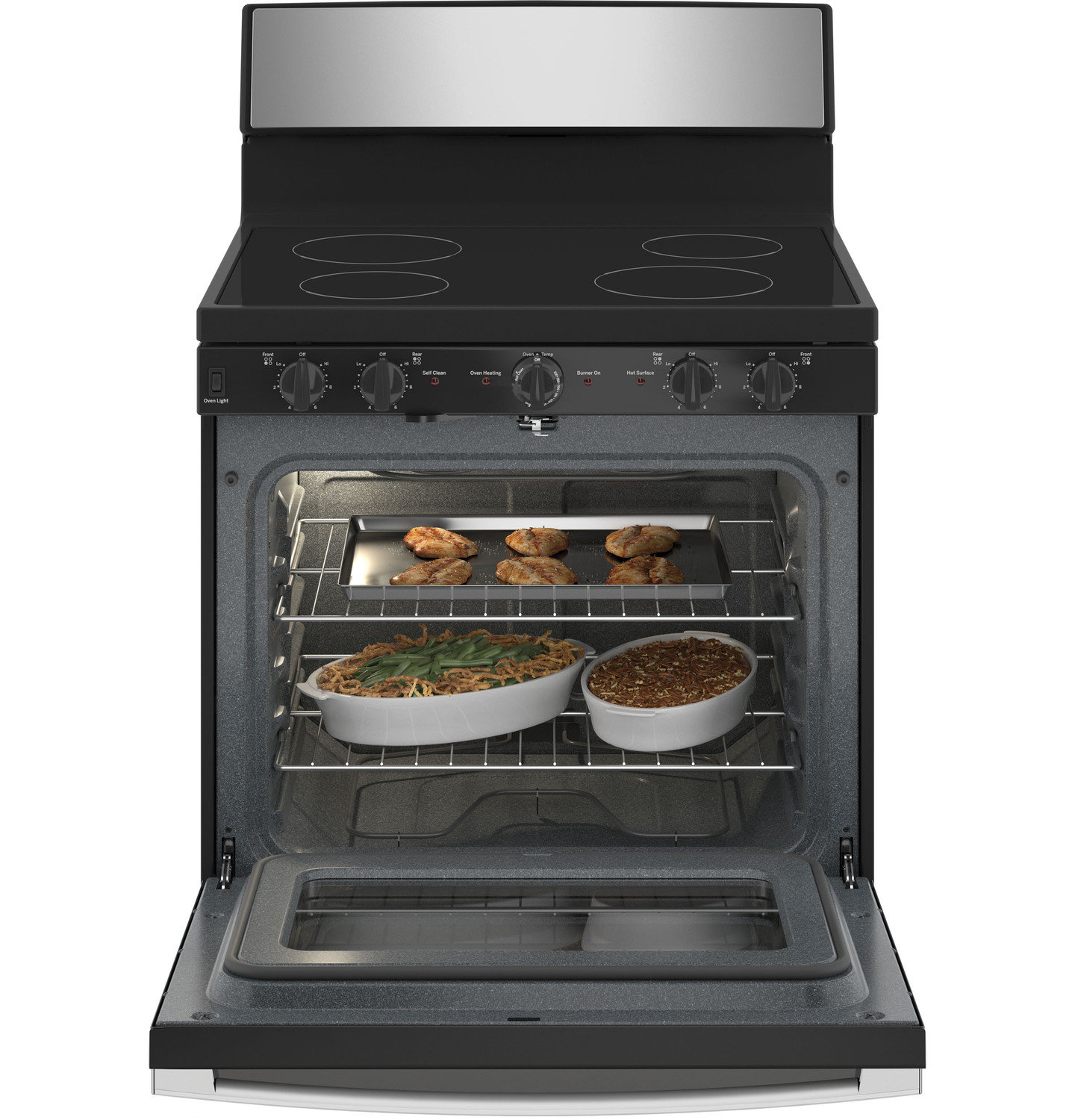 GE Appliances 30" 5 Cubic Feet Electric Freestanding Range | Wayfair