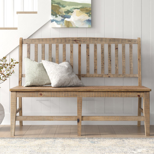 Sand & Stable Averie Wood Bench & Reviews | Wayfair