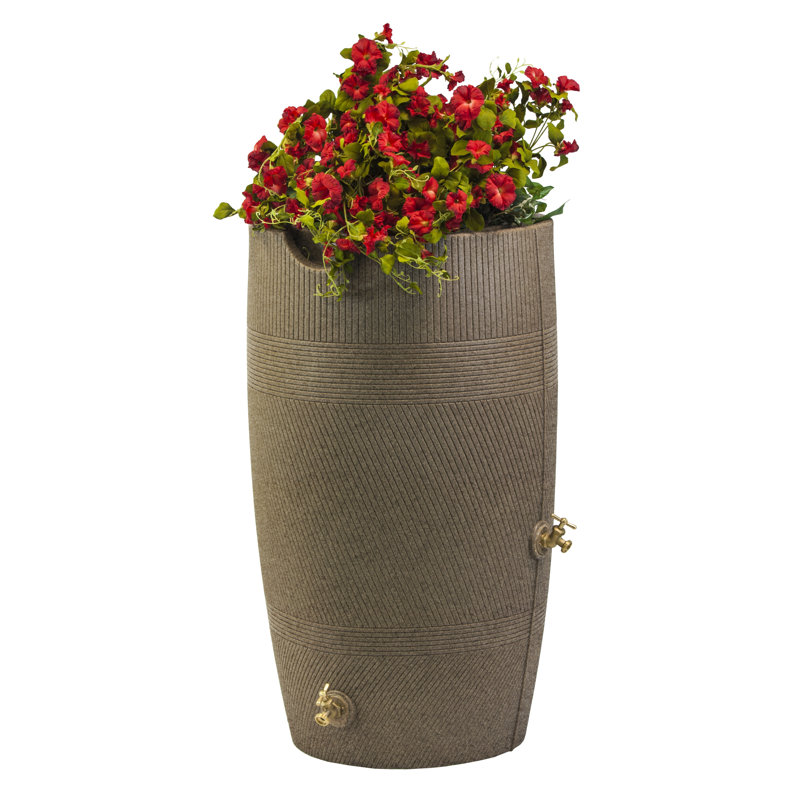 Good Ideas Impressions Havana Weather Resistant Plastic Drainable Dual ...