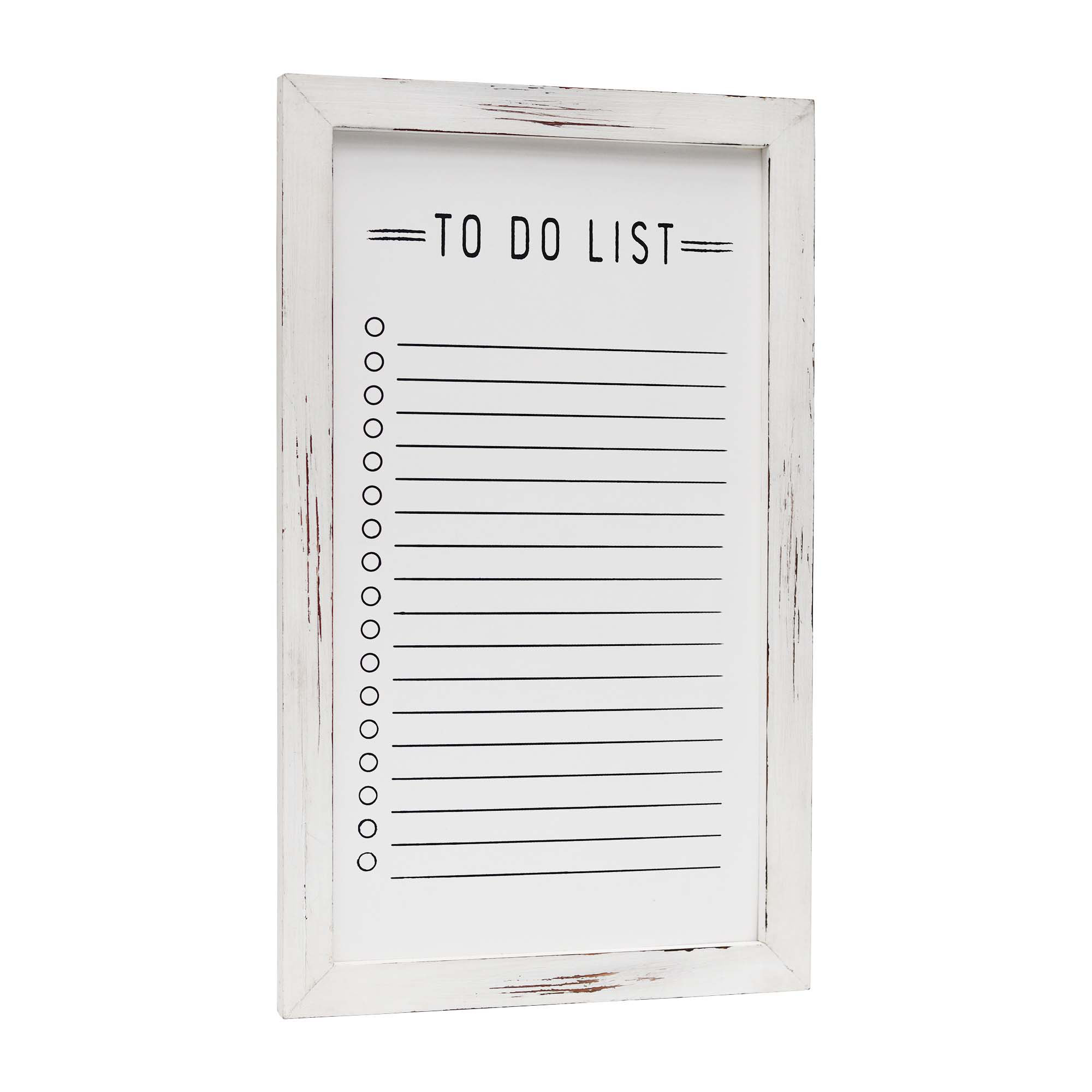 Trinx To Do List Wall Mounted Dry Erase Board | Wayfair