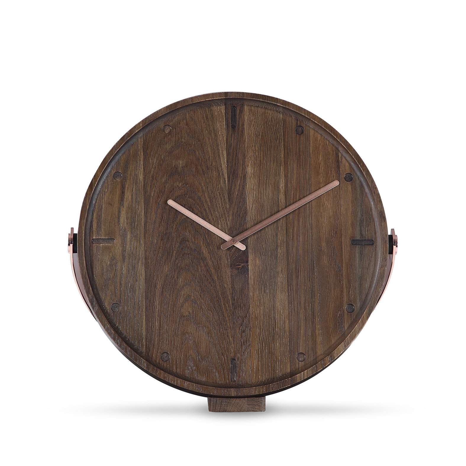 Camino Clara Solid Wood Analog Clock | Perigold