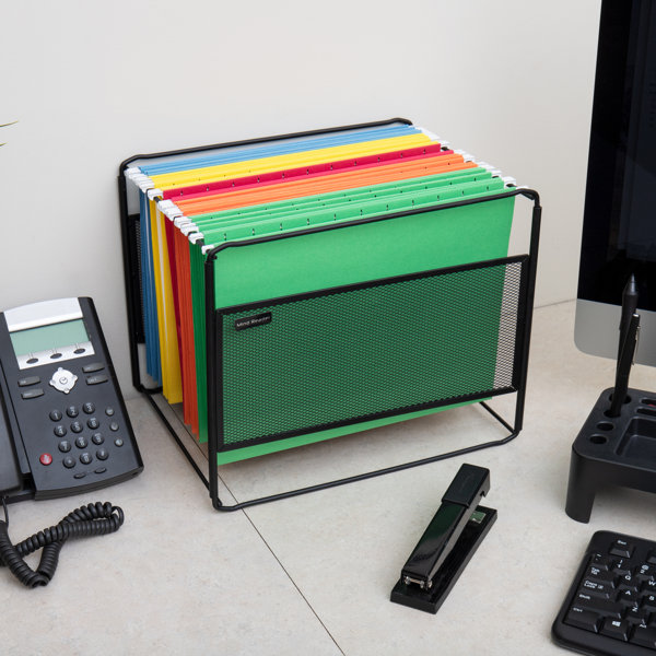 Mind Reader Metal Mesh Hanging Folder File Organizer & Reviews | Wayfair