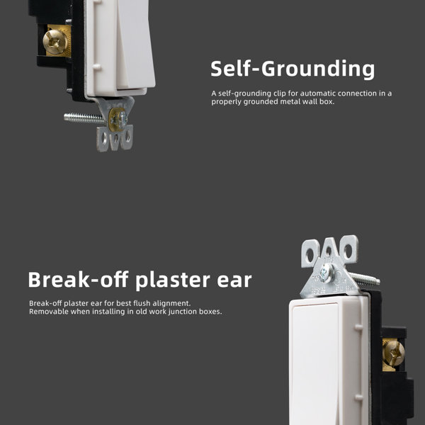 ELEGRP 15-Amp 3-Way Rocket Light Switch | Wayfair