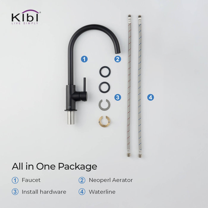 KIBI USA KIBI Lowa Kitchen Faucet & Reviews | Wayfair