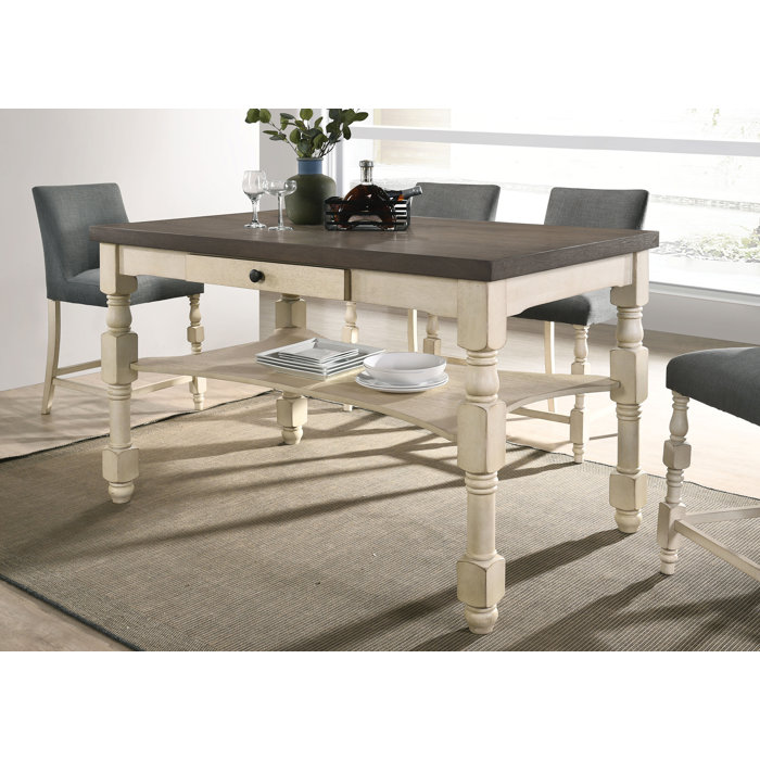 One Allium Way® Holtzclaw Counter Height Dining Table | Wayfair