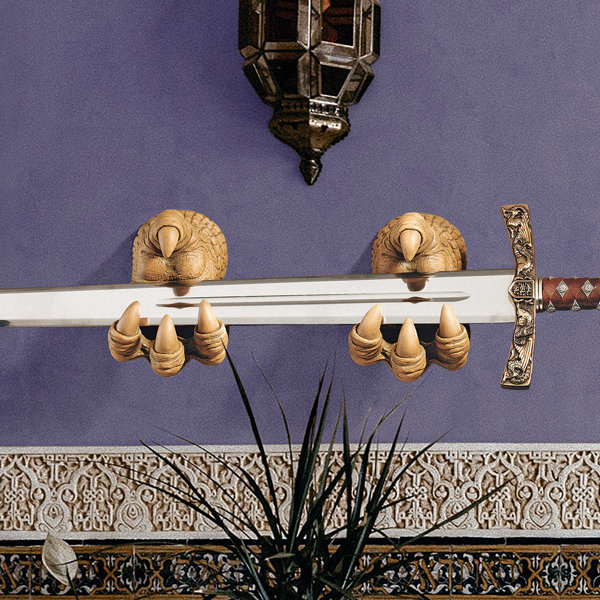 Design Toscano 2 Piece Sword Hangers Wall Decor Set & Reviews | Wayfair