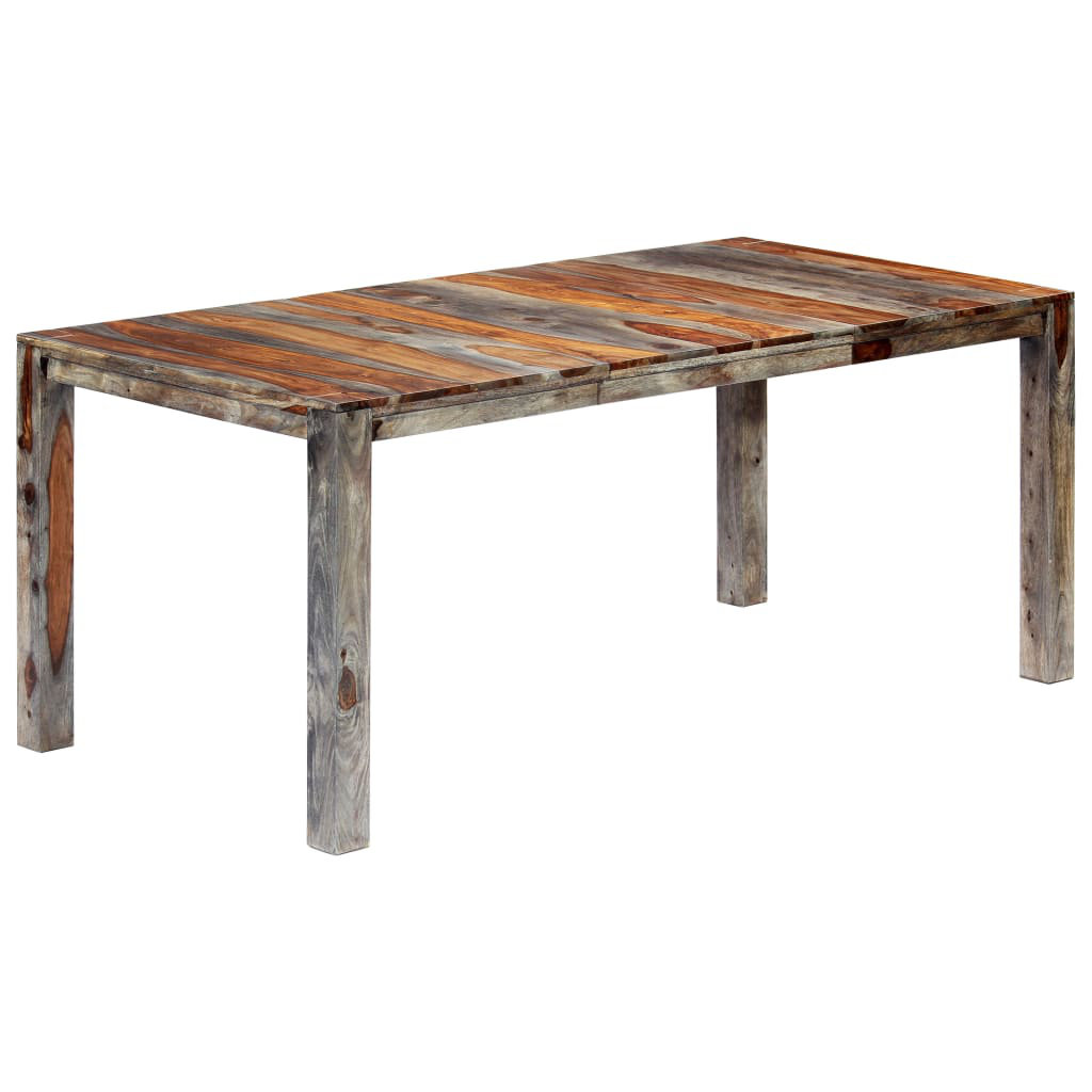 World Menagerie Ginette 27.56'' Sheesham Solid Wood Dining Table ...