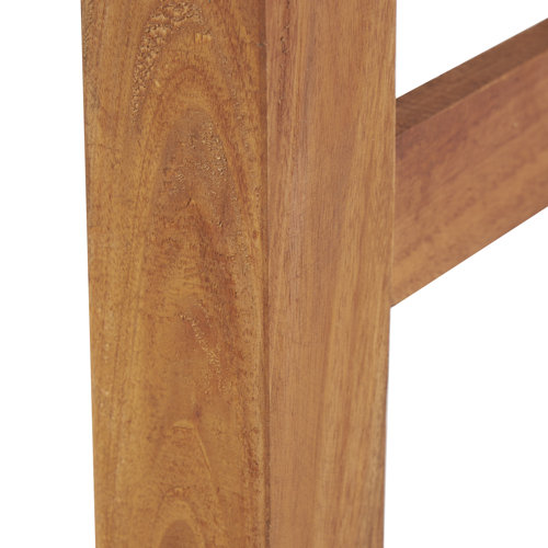 Joss & Main Milani Brown Wood Handmade Distressed Bench with High ...