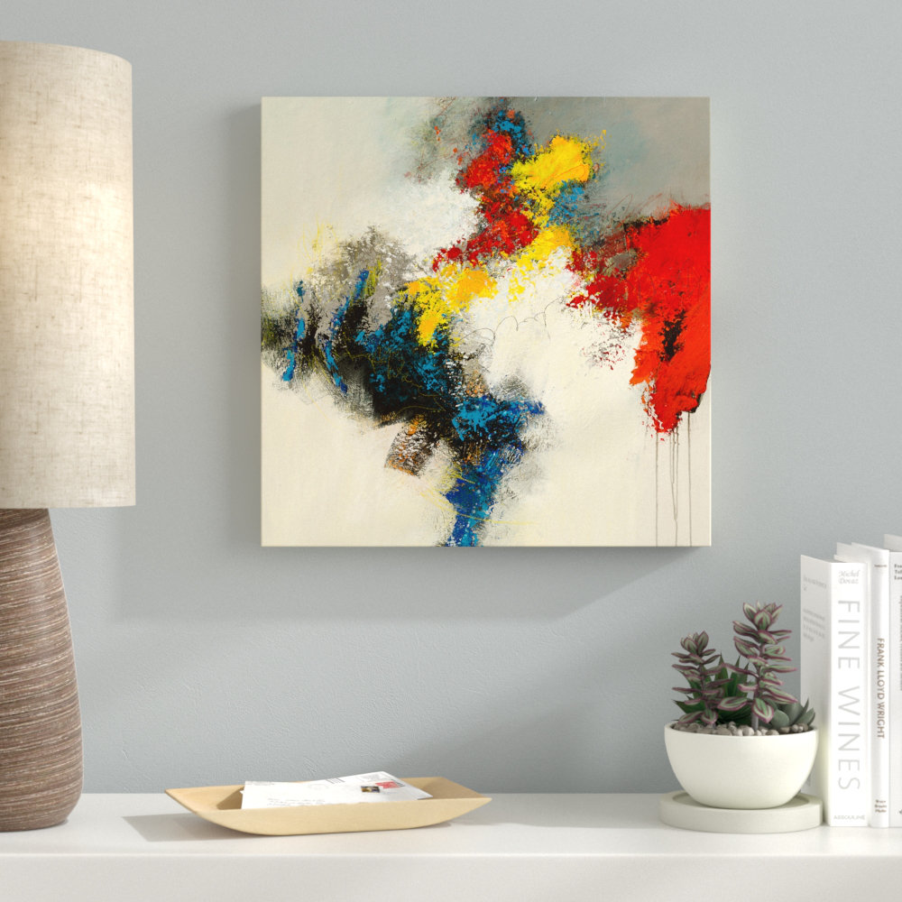 Wrought Studio Over The Line On Canvas by Marja Jansen Print | Wayfair