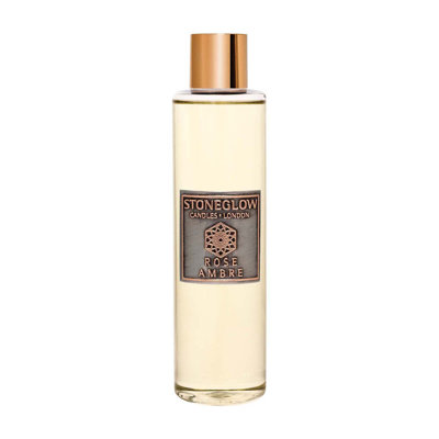 Stoneglow Candles Metallique - Rose Ambre - Reed Diffuser Refill 200Ml ...