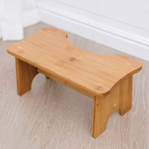 Lark Manor 6.69" Wood Lightweight Step Stool & Reviews | Wayfair
