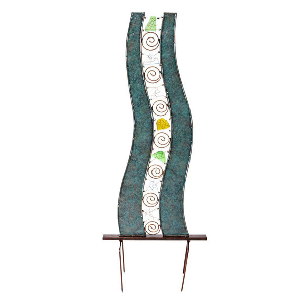 Wind & Weather Wavy Garden Art | Wayfair