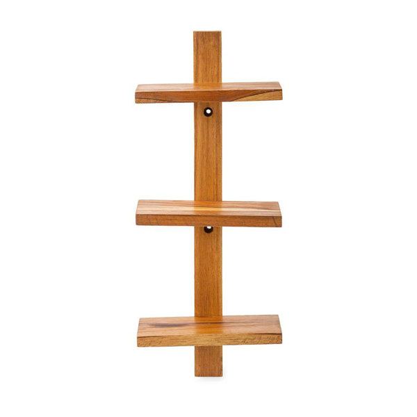 Millwood Pines Floating Vertical Wall Shelf, 3-Shelf - Wayfair Canada