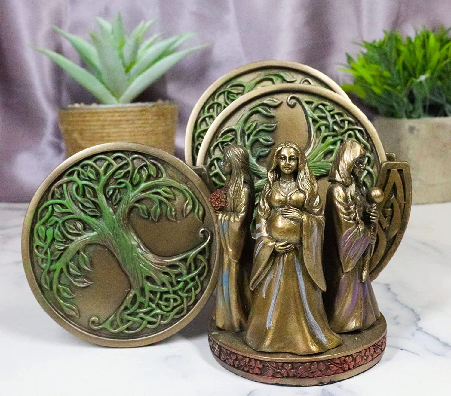 Trinx Herger Occultic Wicca Triple Moon Goddess Mother Maiden Crone ...