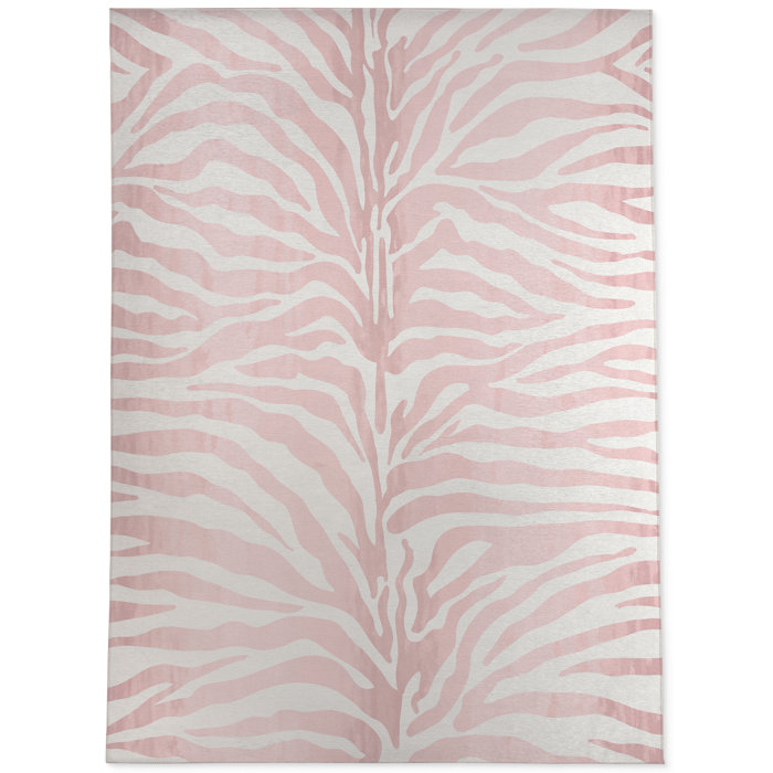 Bless international Arcisz Performance Pink/Beige Rug | Wayfair