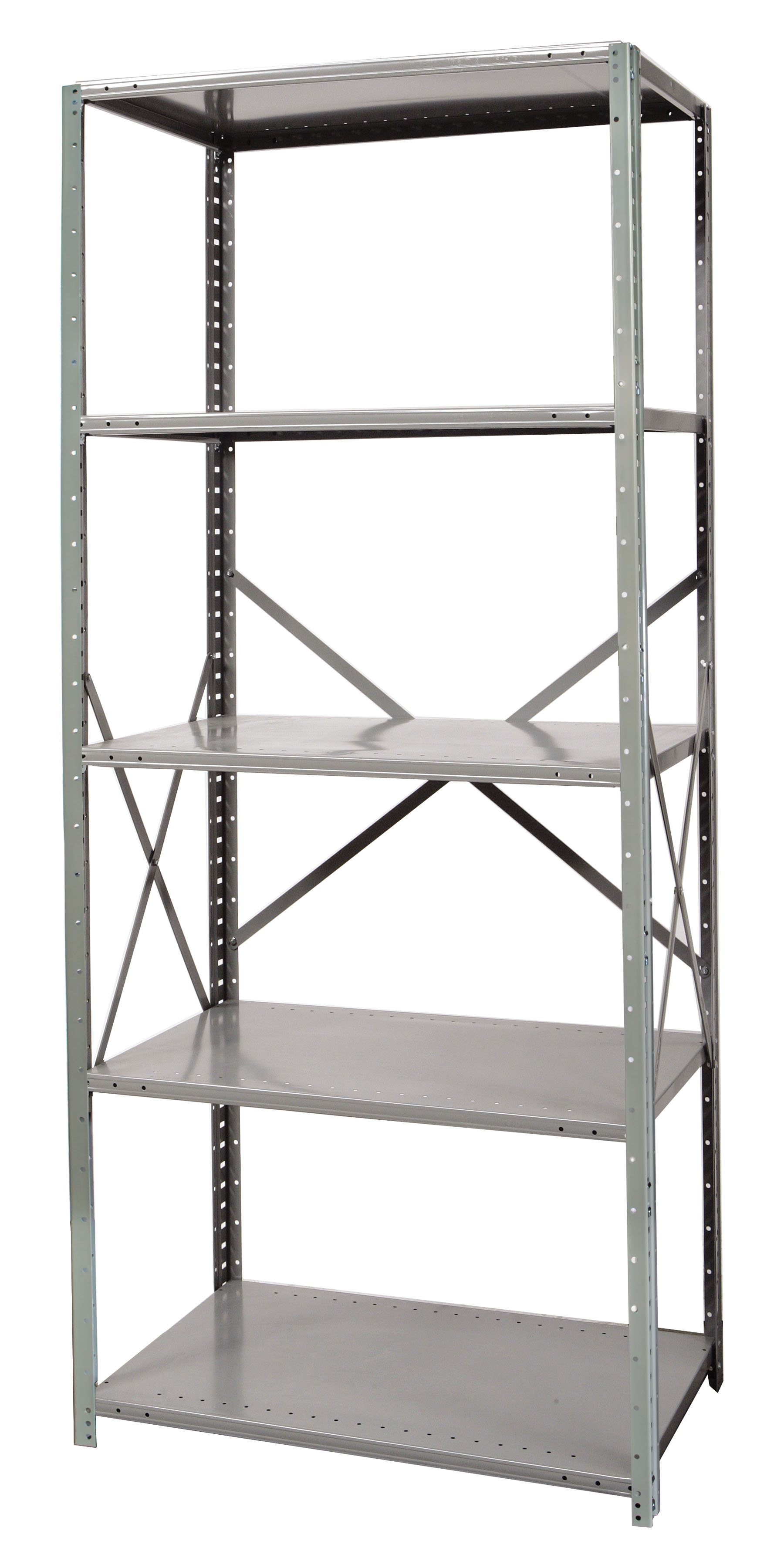 Hallowell Hi-Tech Free Standing 5 Shelves Shelving Unit | Wayfair