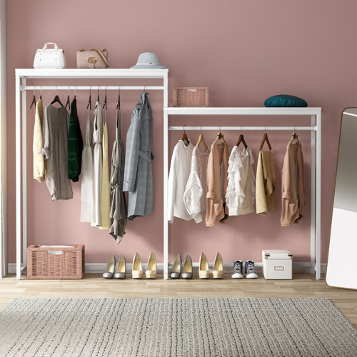 17 Stories Emperador 94.4" W Closet Corner System & Reviews | Wayfair