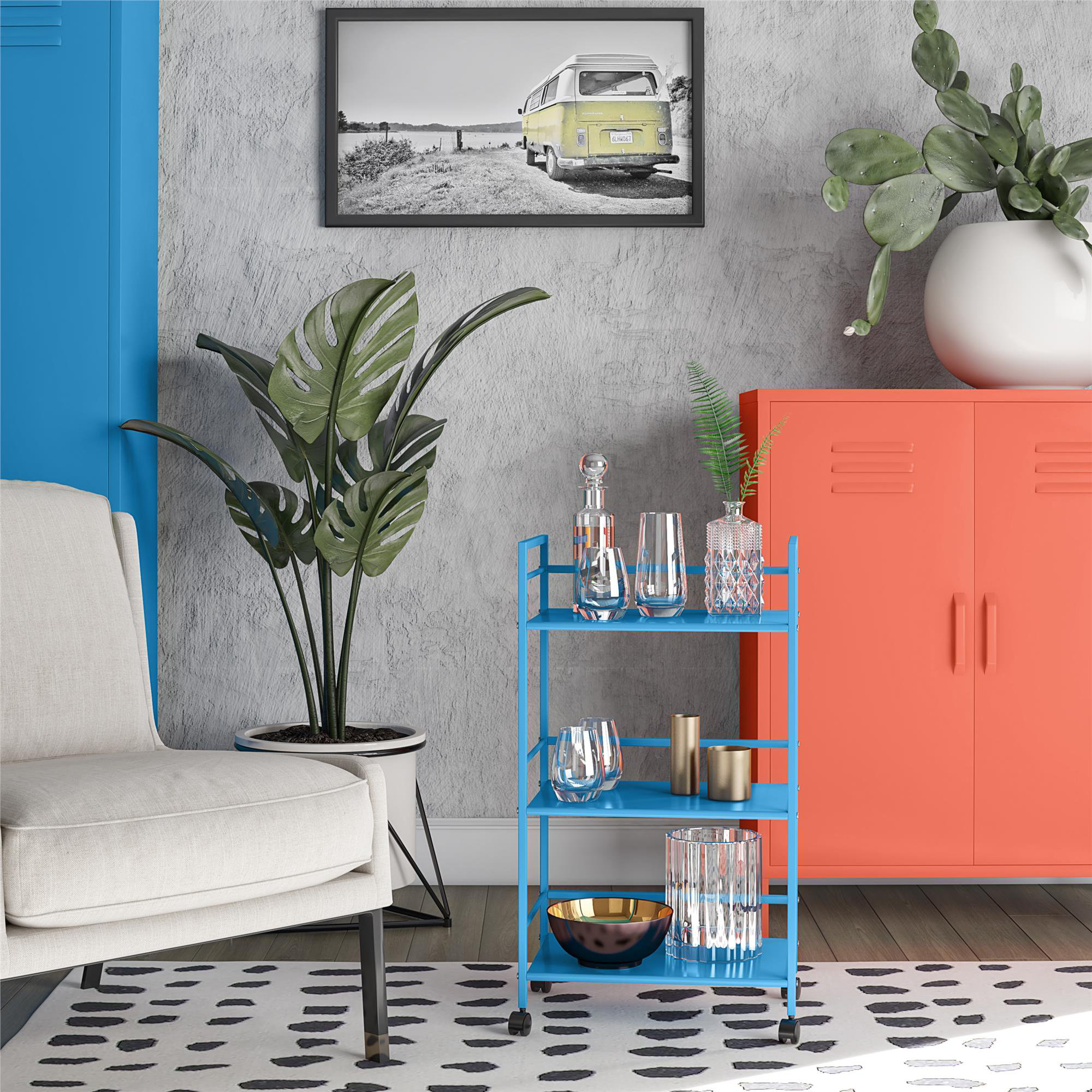 Novogratz Cache Bar Cart & Reviews | Wayfair