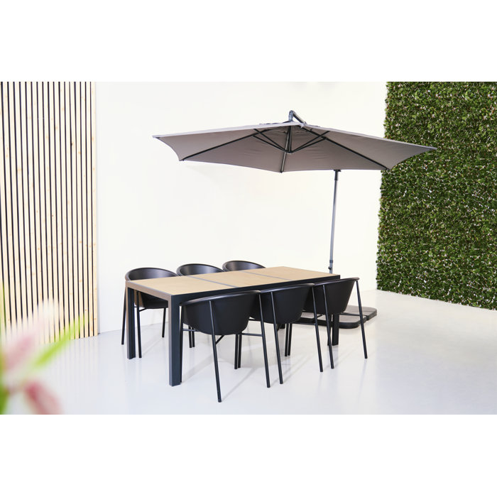 Dakota Fields Lostant Rectangular 6 - Person 195cm Long Dining Set ...