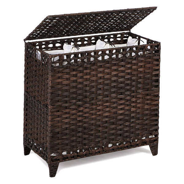 ZACTOL Laundry Hamper with 3 Removable Liner Bags | Wayfair