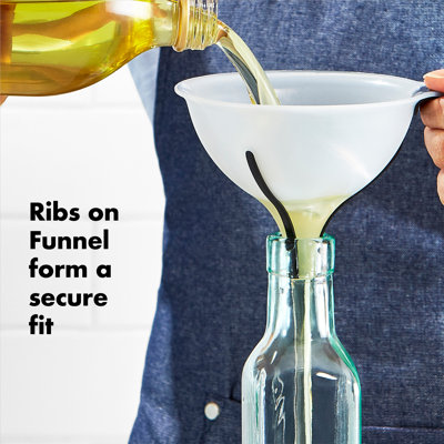 OXO Grips 3-Pieces Plastic Funnel Set & Reviews | Wayfair