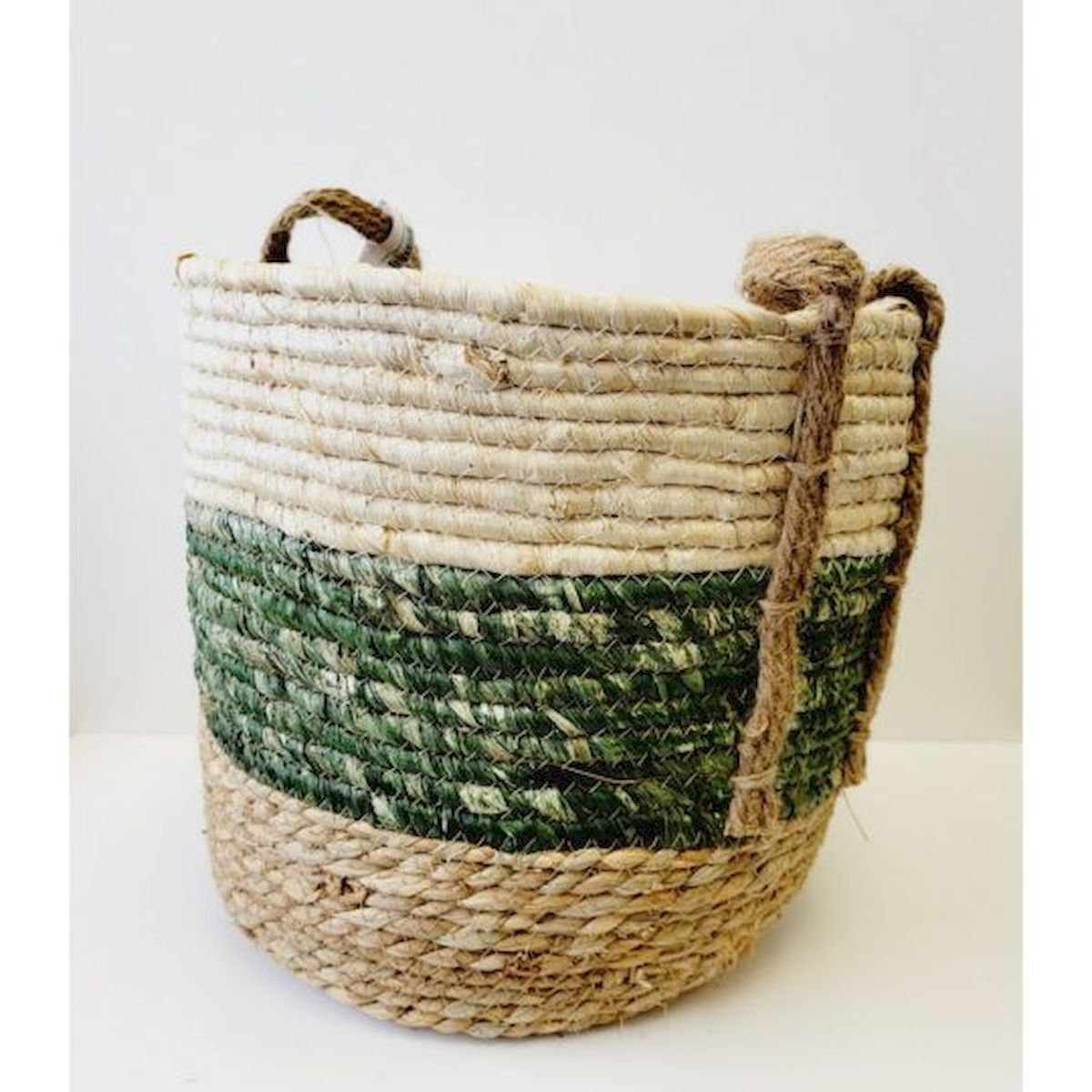 Bayou Breeze Woven Jute Basket | Wayfair