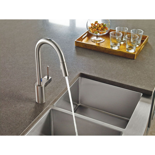 Moen Align Pull Down Single Handle Kitchen Faucet with MotionSense ...