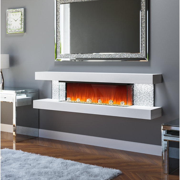 Canora Grey Mortensen Canora Grey 182.88Cm W Electric Fire | Wayfair.co.uk
