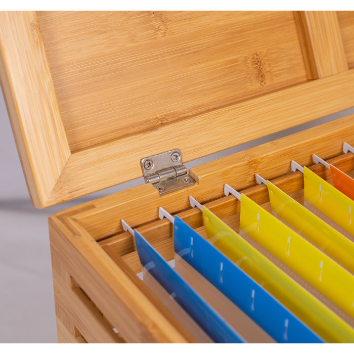 BirdRock Home Bamboo File Box | Wayfair