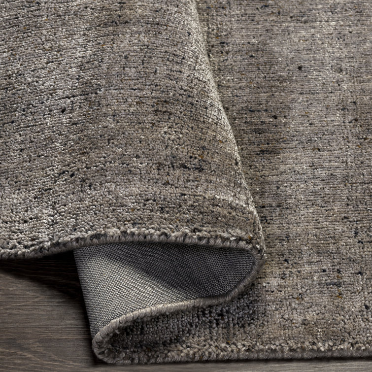 Alba Handmade Dark Gray/Tan Rug & Reviews | Joss & Main