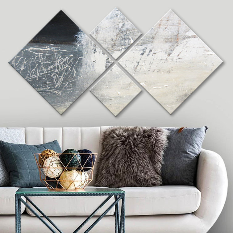 Ivy Bronx Decorative MDF Painting (4 Pieces) | Wayfair.co.uk