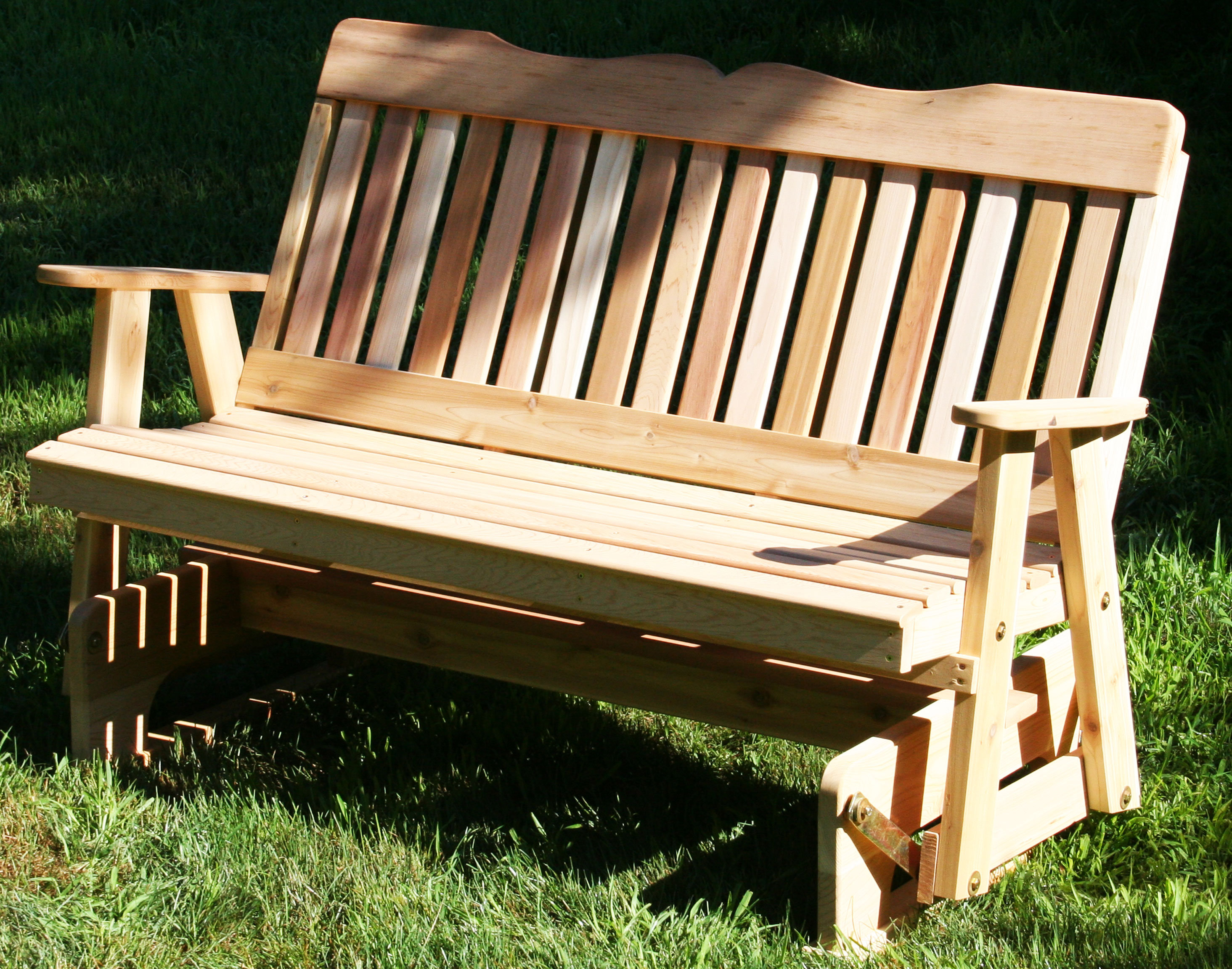 Millwood Pines Outdoor Tignall Gliding Bench | Wayfair