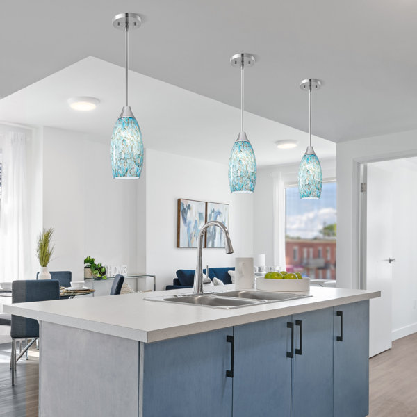 Wade Logan® Anamta 1 - Light Single Teardrop Pendant & Reviews | Wayfair