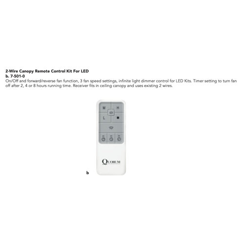 Quorum Ac Moto Ceiling Fan Remote - Wayfair Canada