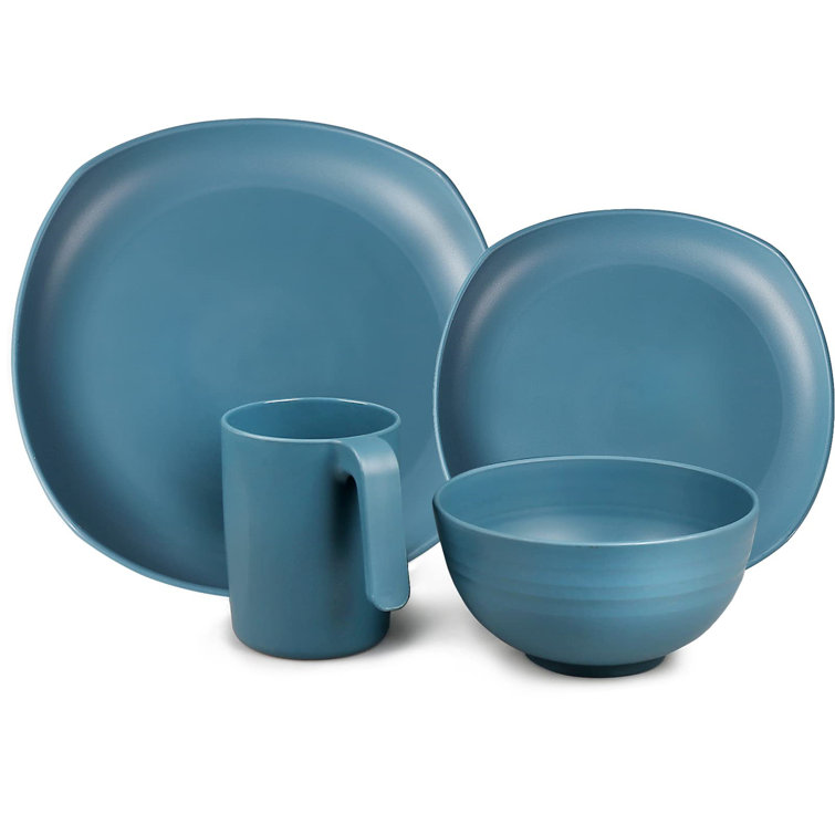 Latitude Run Kyona Polypropylene Plastic Dinnerware - Set of 16 ...