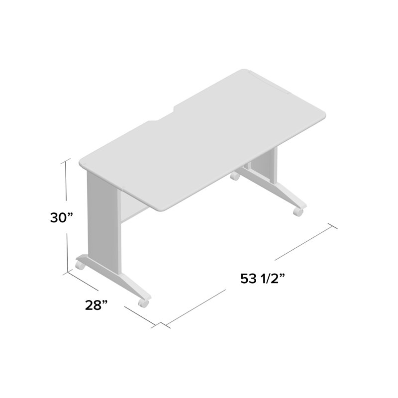 Safco Products 53.5'' Desk & Reviews | Wayfair