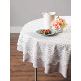 Ophelia & Co. Indiana Round Lace Tablecloth & Reviews | Wayfair