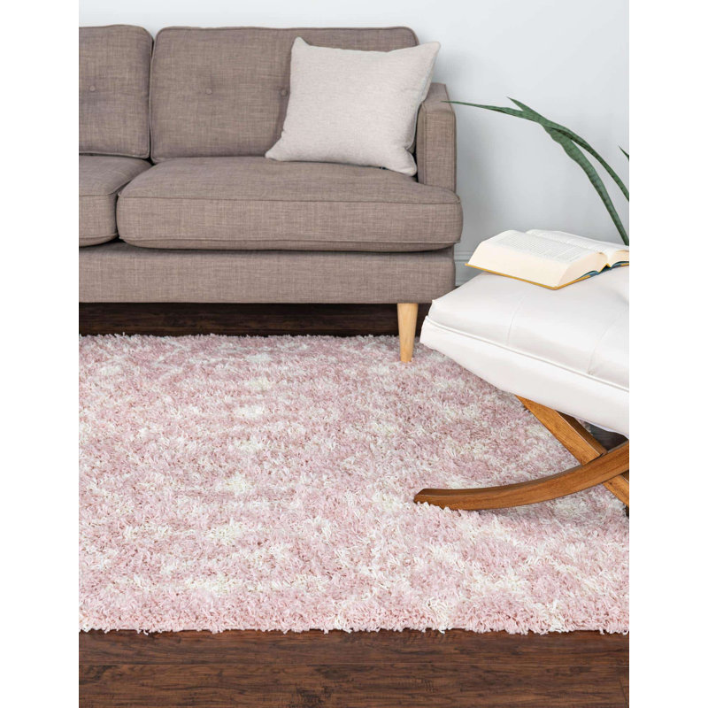 Langley Street Griego Performance Light Pink Rug & Reviews | Wayfair
