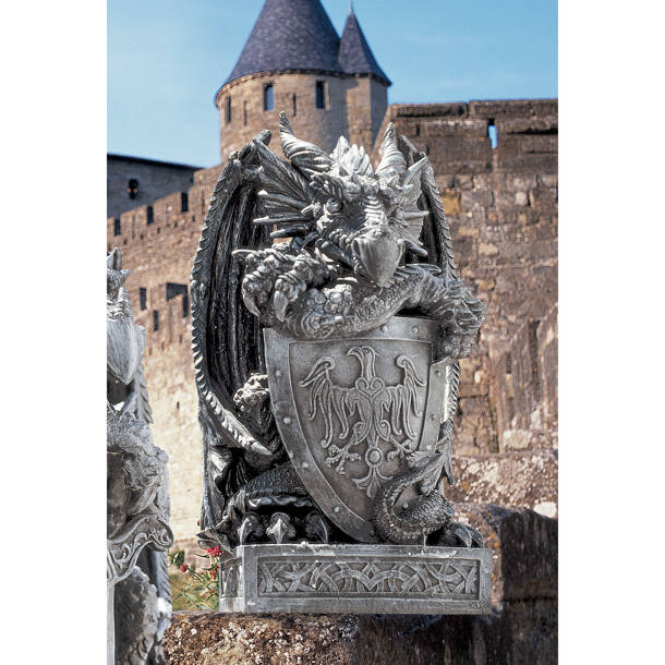 Design Toscano The Arthurian Dragon Sword and Shield Statue & Reviews ...