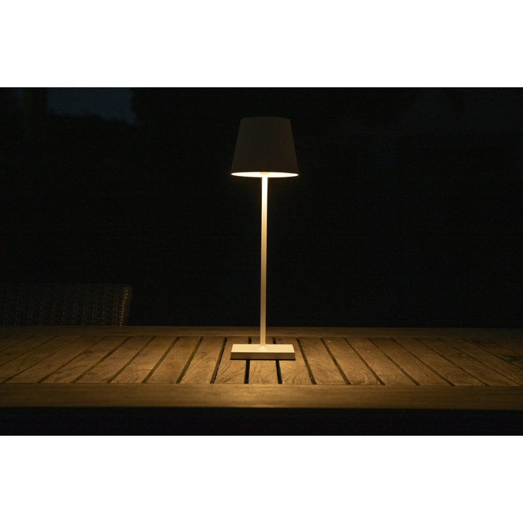 Lucide Justin 38cm H Battery Powered Integrated LED Outdoor Table Lamp ...