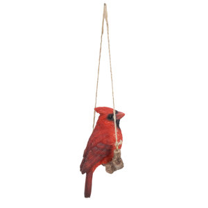 Hi-Line Gift Ltd. Hanging Cardinal on a Branch & Reviews | Wayfair