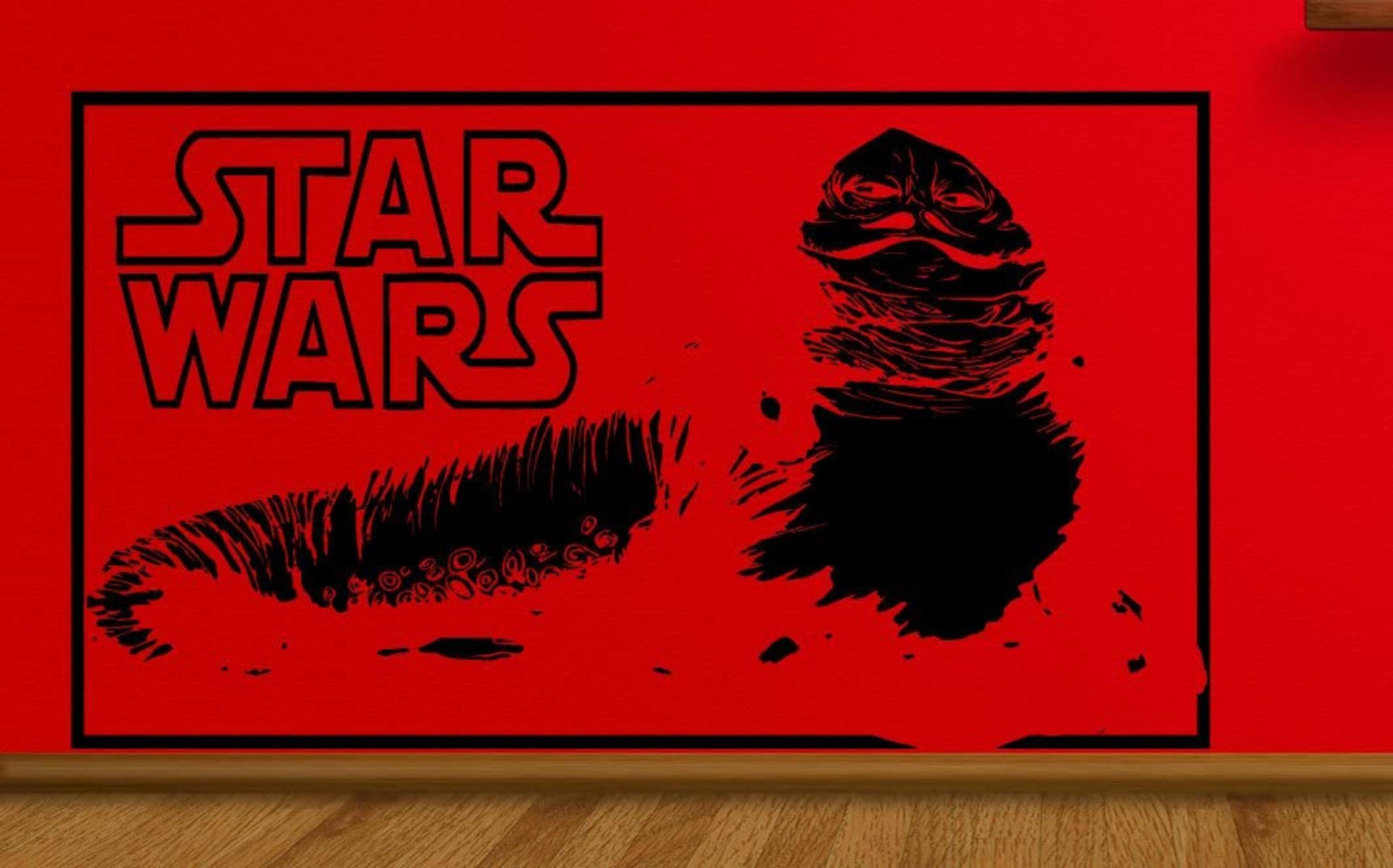 Trinx Jabba The Hutt Decal Sticker Star Wars ATAT Death Star Storm ...
