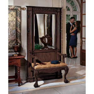 Fleur De Lis Living Jaydon Hall Tree 44'' Wide & Reviews | Wayfair